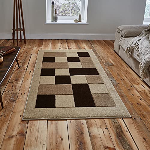 Think Rugs Matrix MT04 Hand Carved Rug, Beige, 200 x 290 Cm by Amazon ...