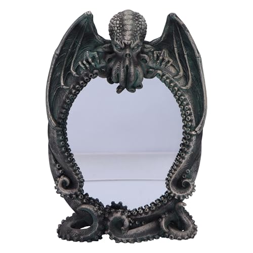 Nemesis Now Cthulhu's Reflection Cthulhu Mirror 25cm, Resin, Silver ...