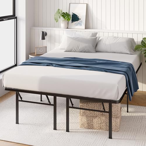 Zinus SmartBase Double Bed frame - Bed 135x190 cm - 46 cm Height with ...