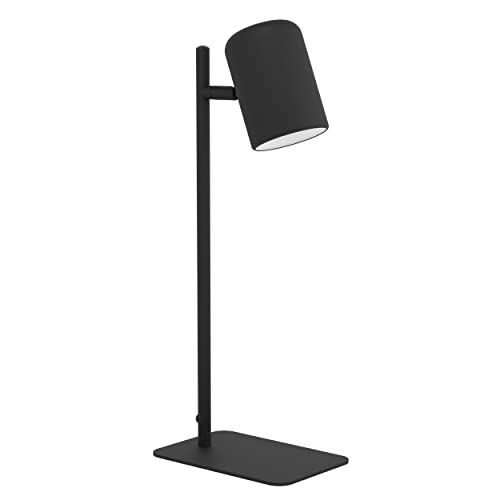 Eglo LED Table lamp Ceppino, Minimalist Office Desk lamp Made of Black ...