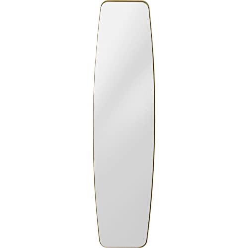 Kare Design Opera Wall Mirror, Gold, 160 x 40 cm, Mirror with Frame ...