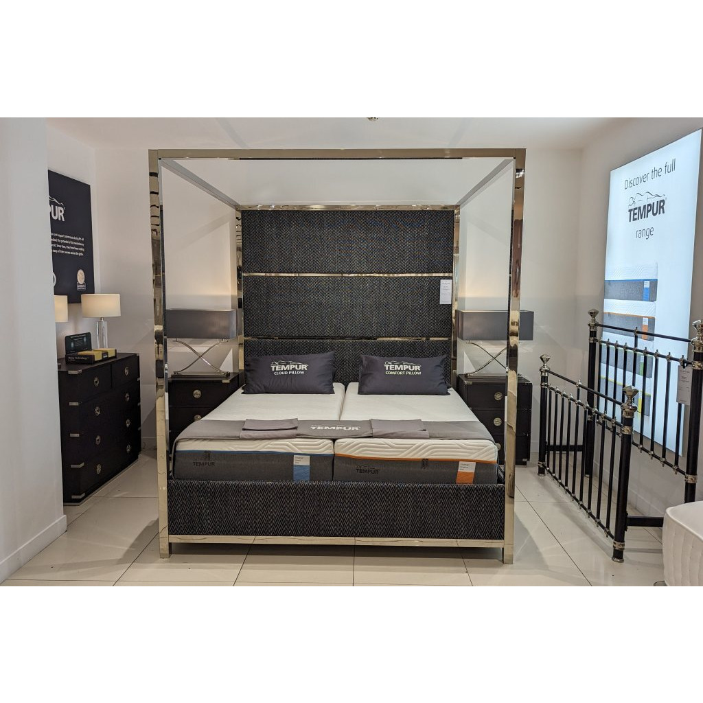 Hoxton Four Poster Bed Superking Size with Platform Base - Ex Display ...