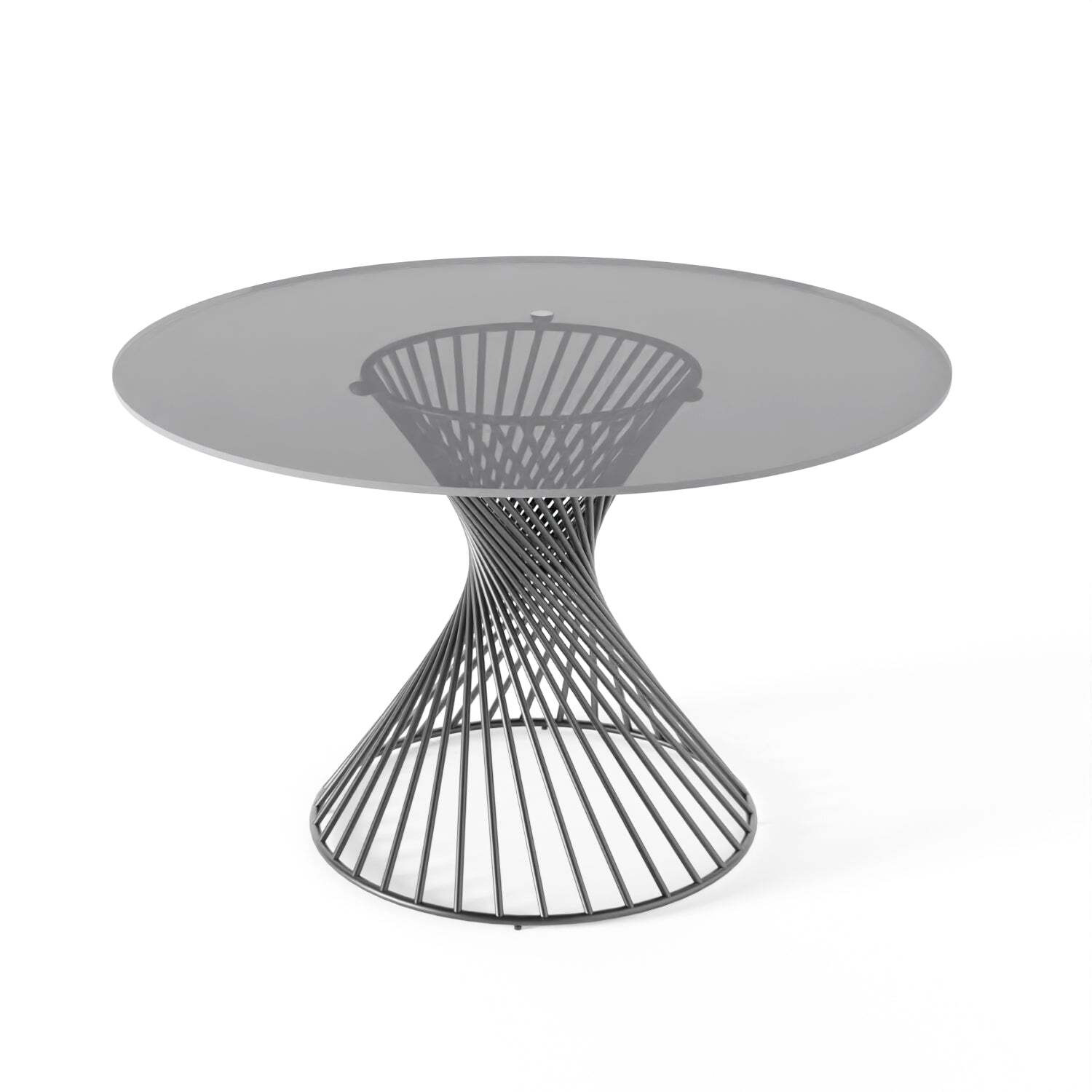 Calligaris Vortex Glass Top Table 120cm by Andersons of Inverurie ...
