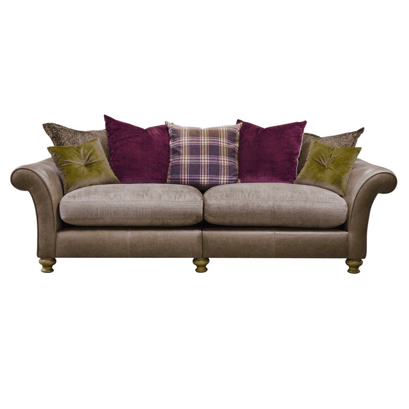 Alexander & James Blake 4 Seater Scatter Back Sofa - Satchel Pepper ...