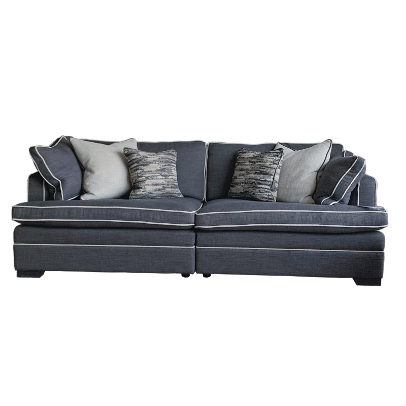 Collins & Hayes Bailey Medium Split Fabric Sofa - Signature Titanium ...