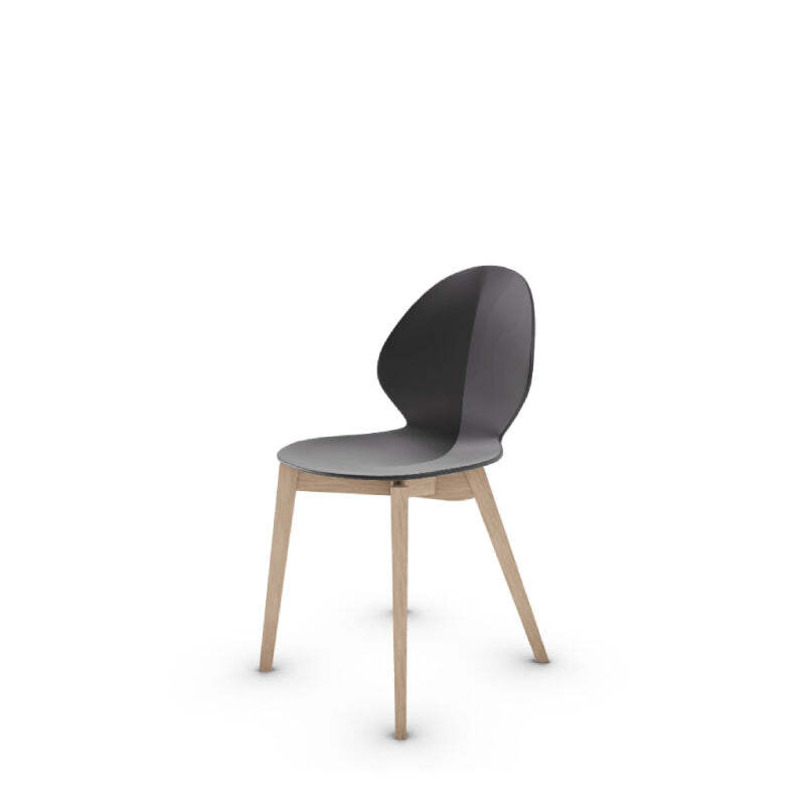 Calligaris Basil CS1348 Wooden Frame Dining Chair - P3L Matt Oxide Red ...