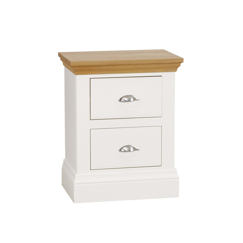 Coelo Bedside Table 2 Drawers Slim by Andersons of Inverurie | ufurnish.com