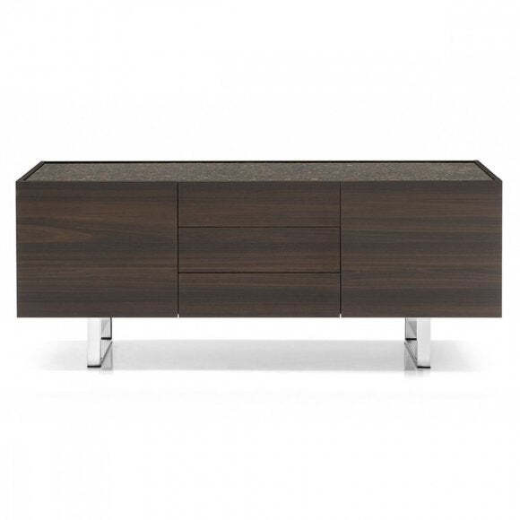 Calligaris Horizon CS6017-5A Sideboard - P201 Walnut / P14C Bronze ...