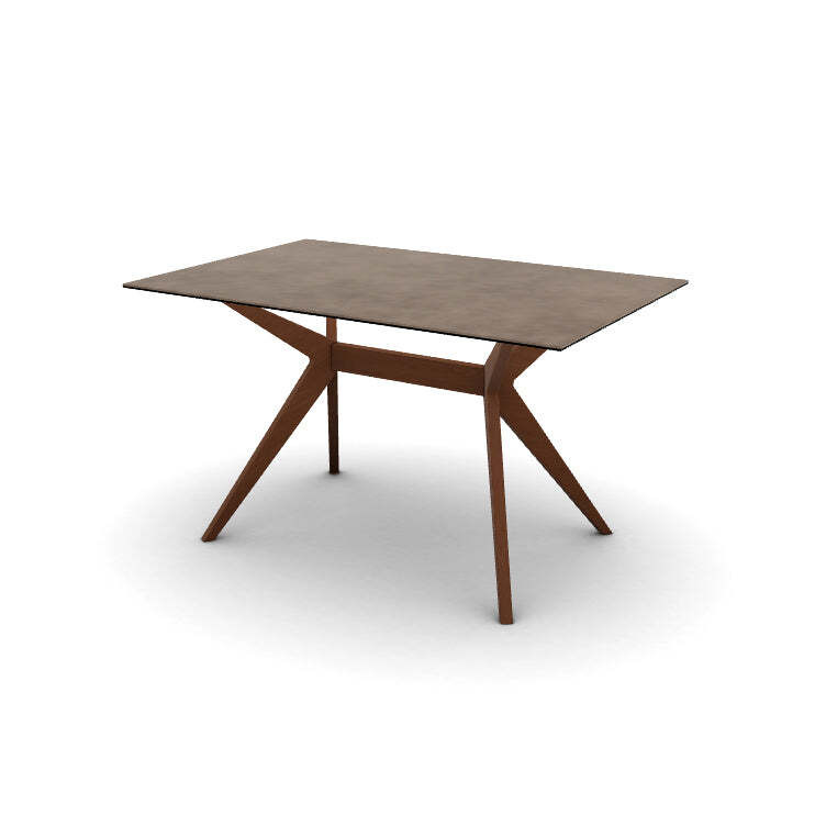 Calligaris Kent CS4105-FR 130cm Dining Table - P15L Matt Black / P321 ...