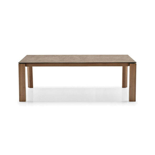 Calligaris Omnia CS4058-R 220cm Extending Dining Table - P94 Matt Optic ...