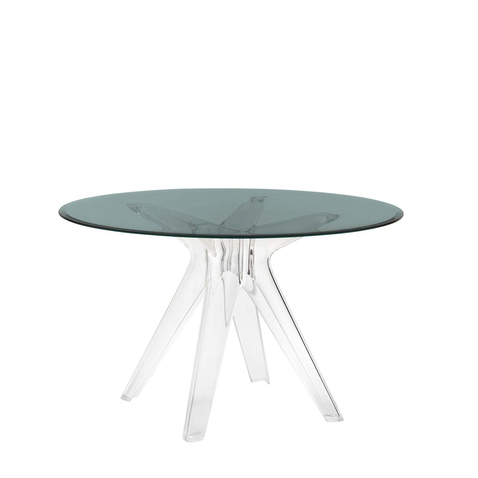 Kartell Sir Gio Round Dining Table - Transparent / Bronze by Andersons ...