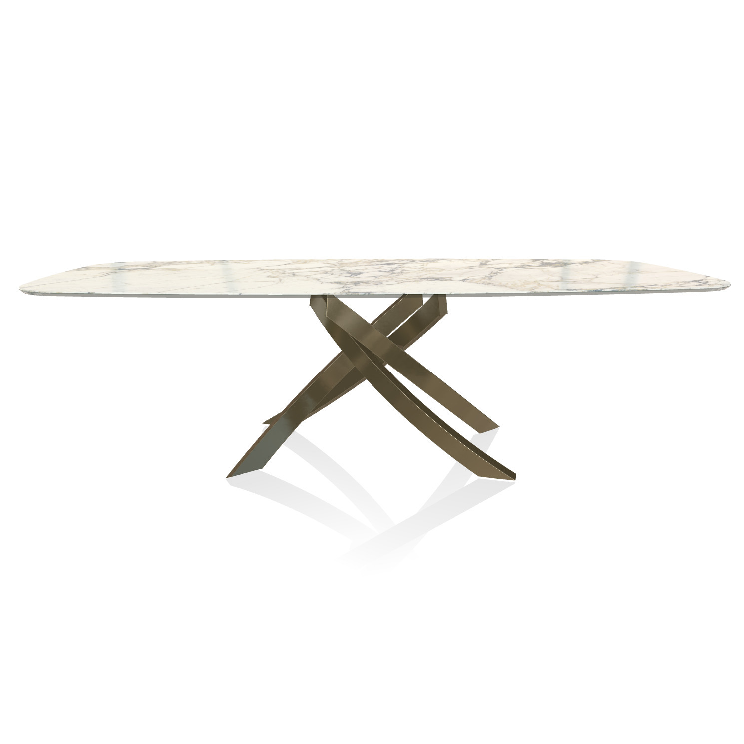 Bontempi Artistico 52.89 Barrel Dining Table - CM003 / M097 Light Grey by Andersons of Inverurie ...
