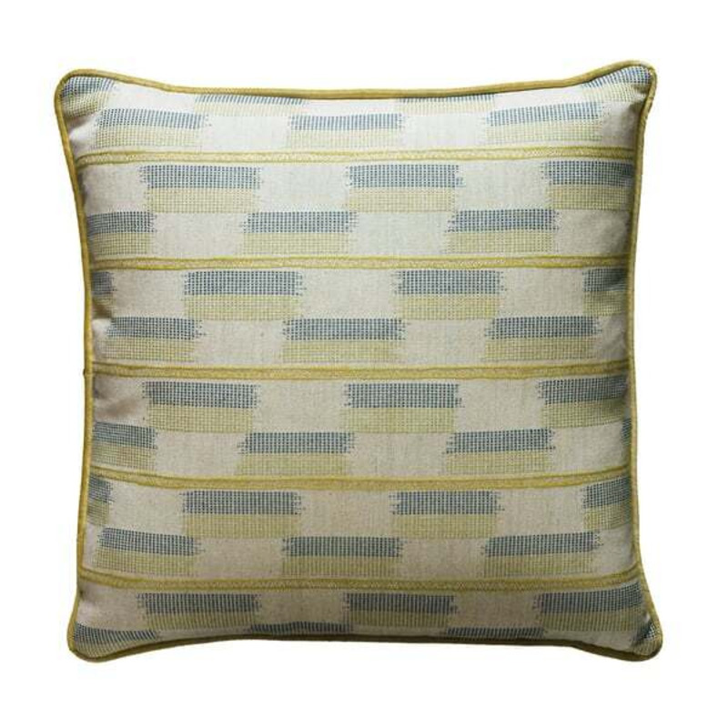 Positano Lime, Sustainable Feather, Cushion - Andrew Martin Lime Cotton ...