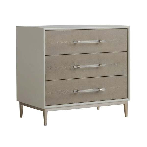 Alice, Bedside Table, Grey - Andrew Martin by Andrew Martin | ufurnish.com