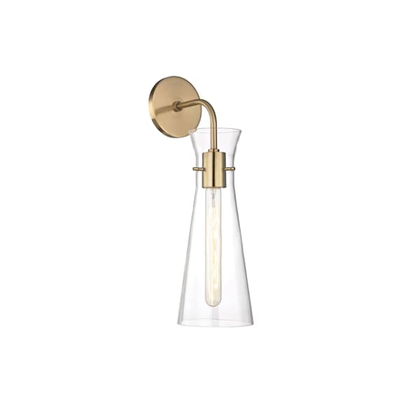 Anna Wall Light, Aged Brass - Andrew Martin by Andrew Martin | ufurnish.com