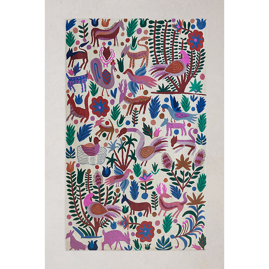 Melika Crewel Rug by Anthropologie | ufurnish.com