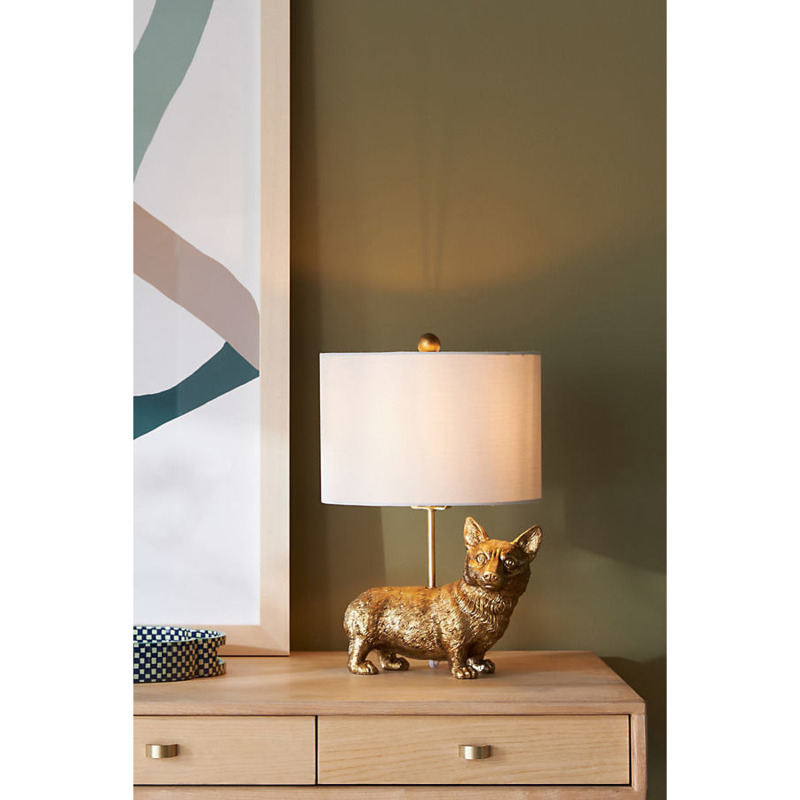 Corgi Dog Table Lamp by Anthropologie | ufurnish.com