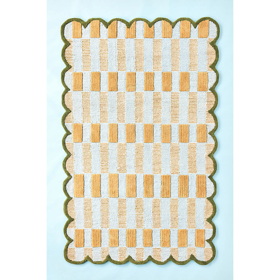 Matilda Goad & Co. Tufted Plaid Rug by Anthropologie | ufurnish.com