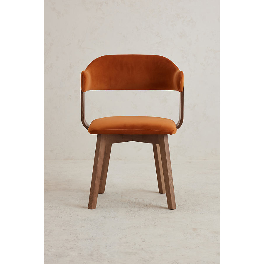 Brooke Velvet-Upholstered FSC Beech Wood Dining Chair by Anthropologie ...