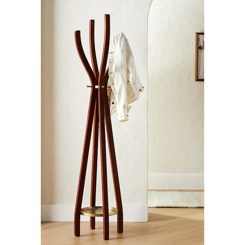 Asta Acacia Wood Coat Stand by Anthropologie | ufurnish.com