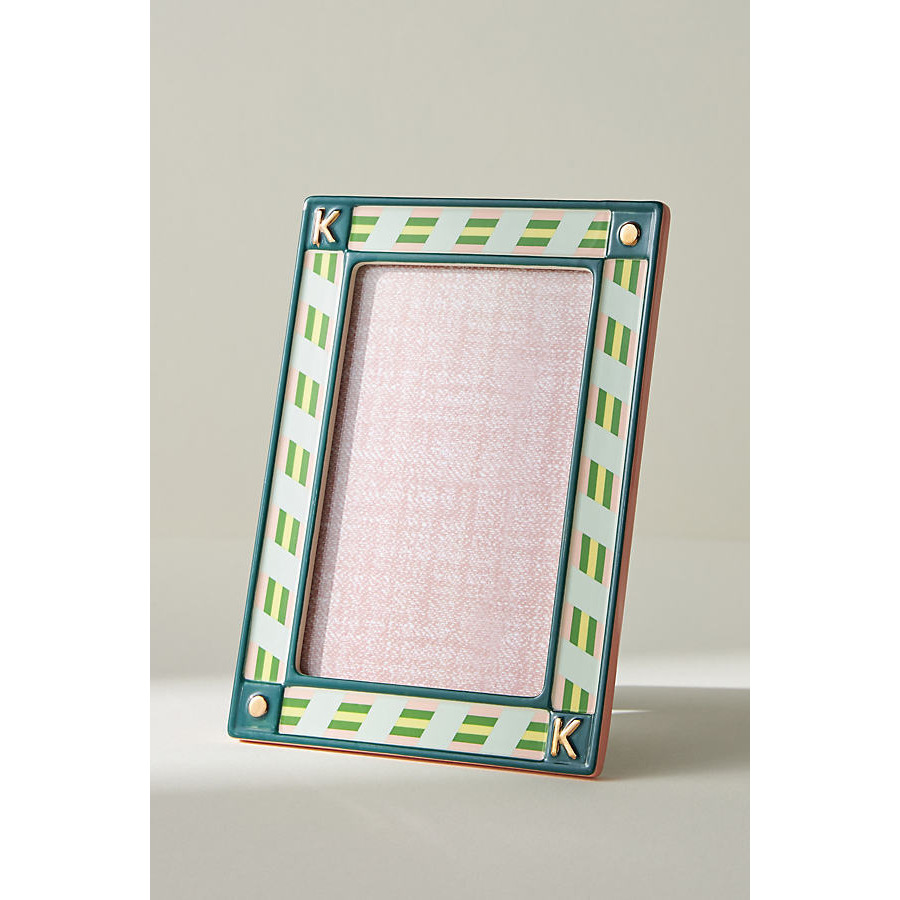 Scarlet Monogram Ceramic Photo Frame by Anthropologie | ufurnish.com