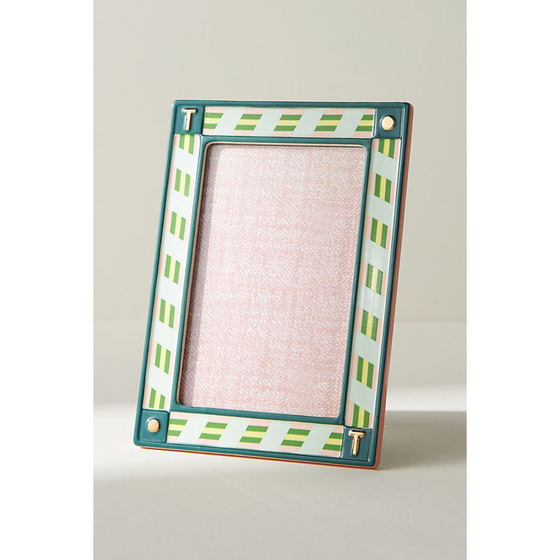 Scarlet Monogram Ceramic Photo Frame by Anthropologie | ufurnish.com