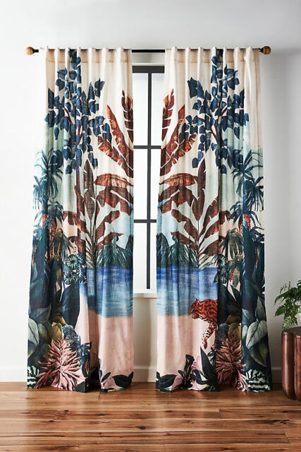 Set of 2 Tesserae Mural Curtains by Anthropologie | ufurnish.com