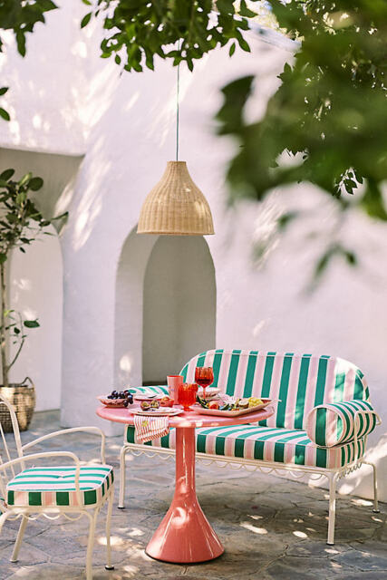 Penelope Round Outdoor Dining Table by Anthropologie | ufurnish.com