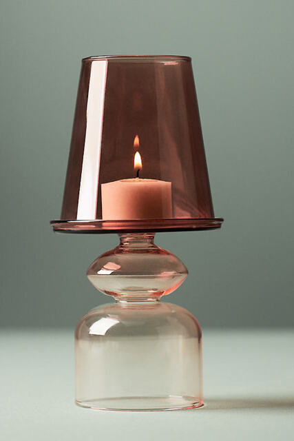 Beatrix Glass Lamp Candle Holder by Anthropologie | uFurnish.com