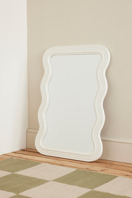 Frances Mango Wood Wiggle Frame Wall Mirror by Anthropologie | ufurnish.com