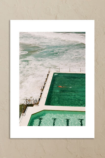 The Poster Club Bondi Icebergs Wall Art Print by Anthropologie ...