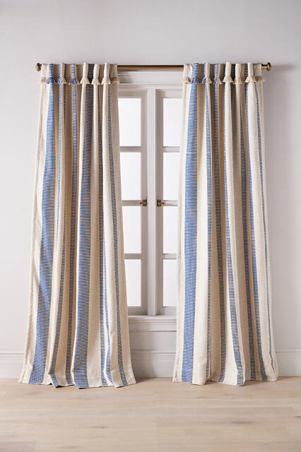 Pieced Stripe Blackout Curtain by Anthropologie | ufurnish.com