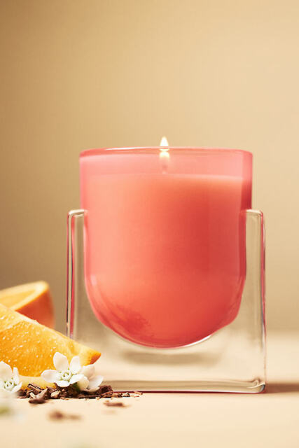 Found Notes Floral Orange Blossom & Santal Glass Candle by ...