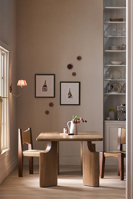 Ava Rectangular Oak Dining Table by Anthropologie | ufurnish.com