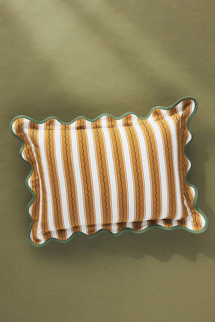 Matilda Goad & Co. Scalloped Cushion by Anthropologie | ufurnish.com
