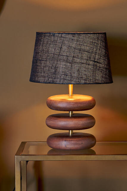 nkuku Kankad Mango Wood Table Lamp by Anthropologie | ufurnish.com