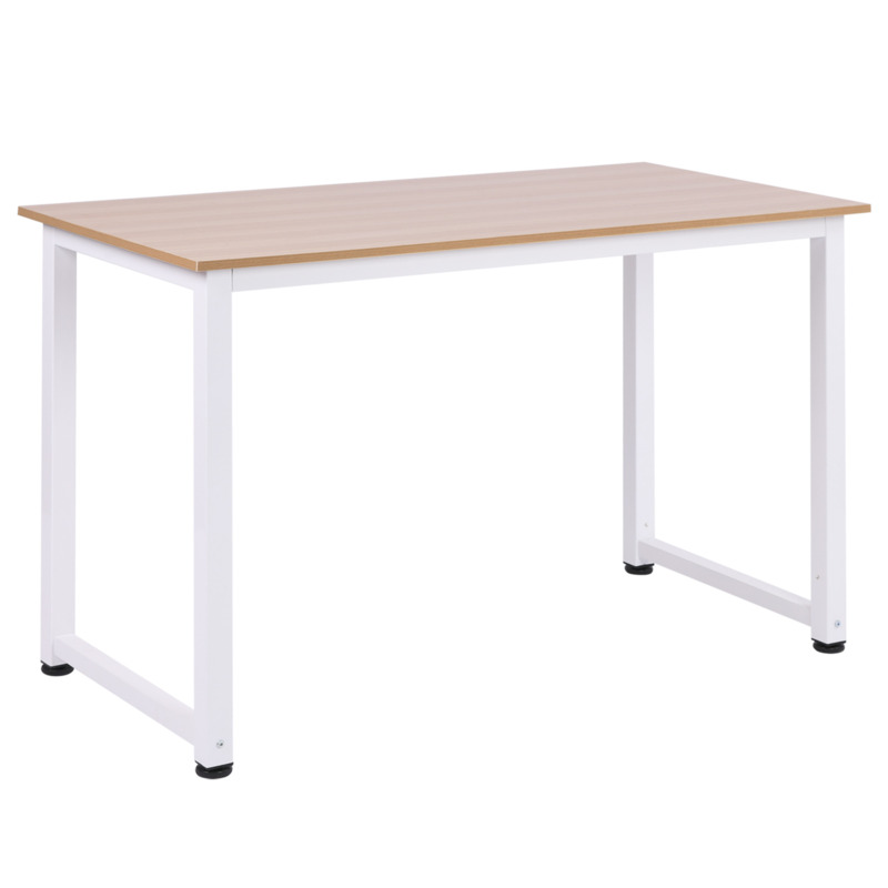 HOMCOM Computer Desk PC Writing Table Home Office Workstation ...