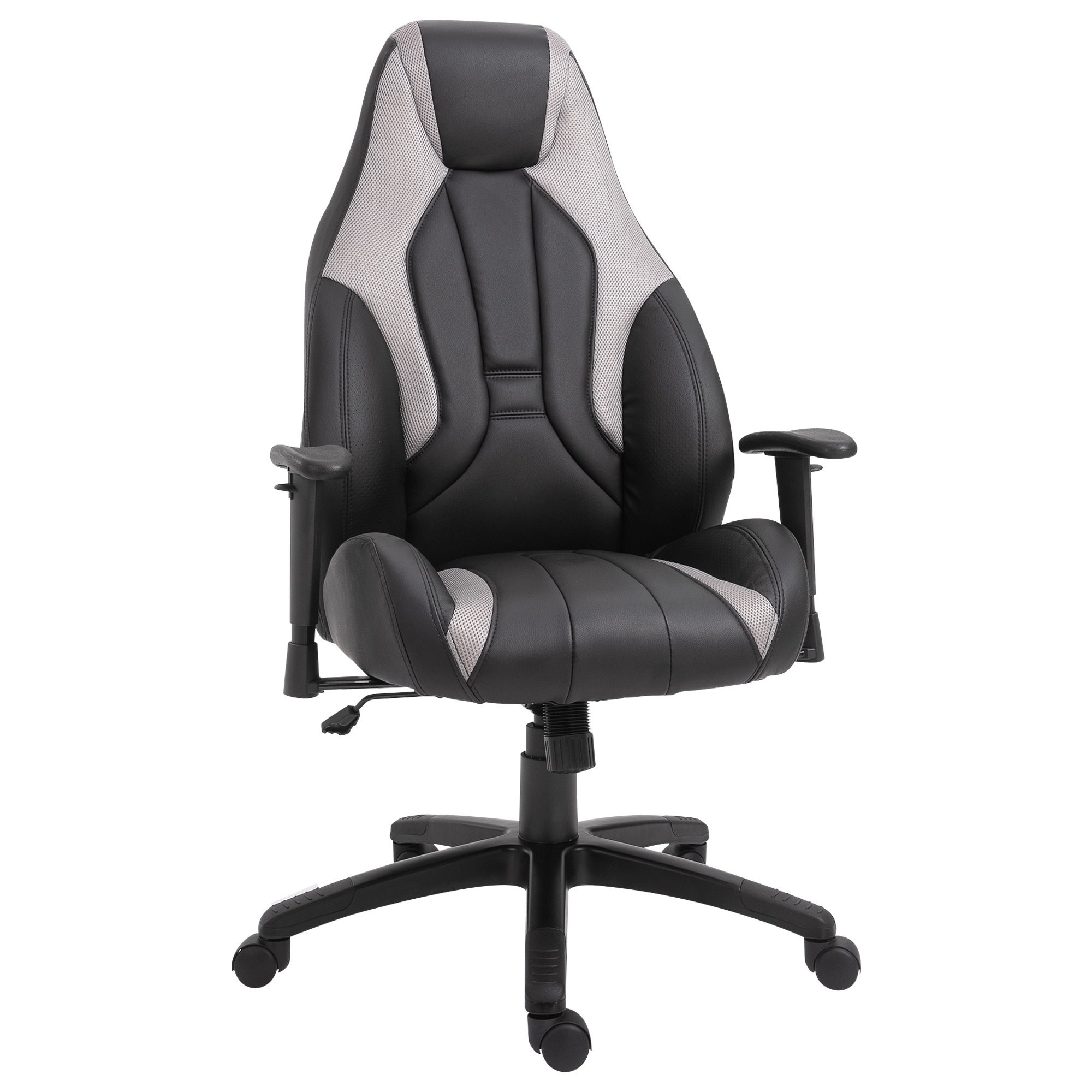 Vinsetto High Back Executive Office Chair Mesh & Fuax Leather Gaming ...