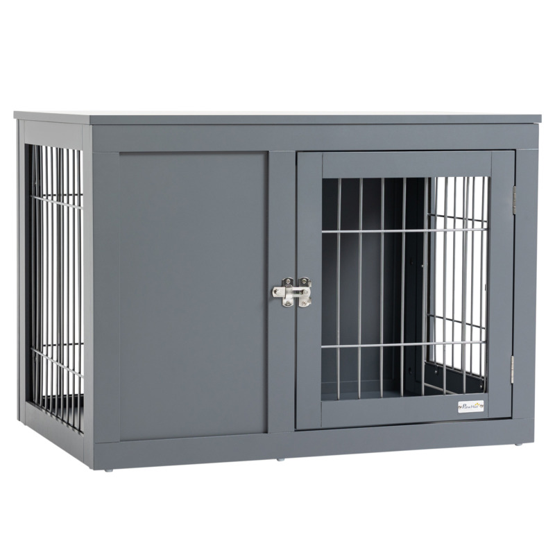 PawHut Furniture Style Dog Crate, End Table Pet Cage Kennel, Indoor ...
