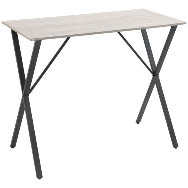 HOMCOM 120 cm Rectangular Bar Table for 4 People, Modern Kitchen Table ...