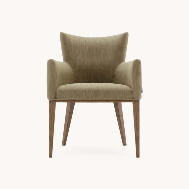Domkapa VIANNA (with armrests) Dining Chair Mouse by Araco | ufurnish.com