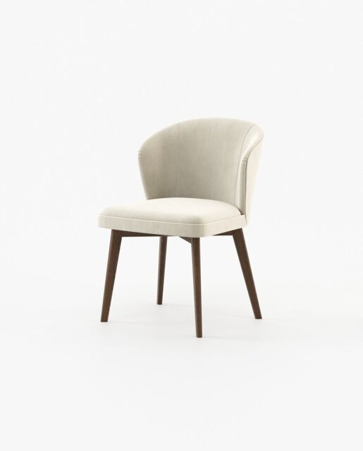 Laskasas NELLY Dining Chair & Bench Vienna Cream by Araco | ufurnish.com