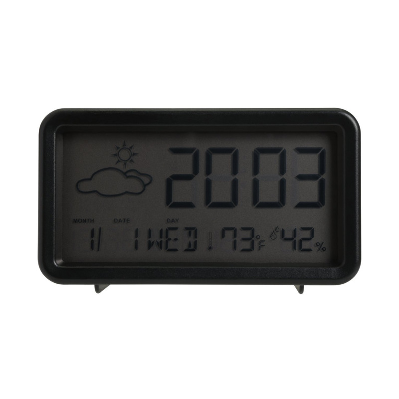 Constant LCD Display Digital Alarm Clock - Black by Argos | ufurnish.com