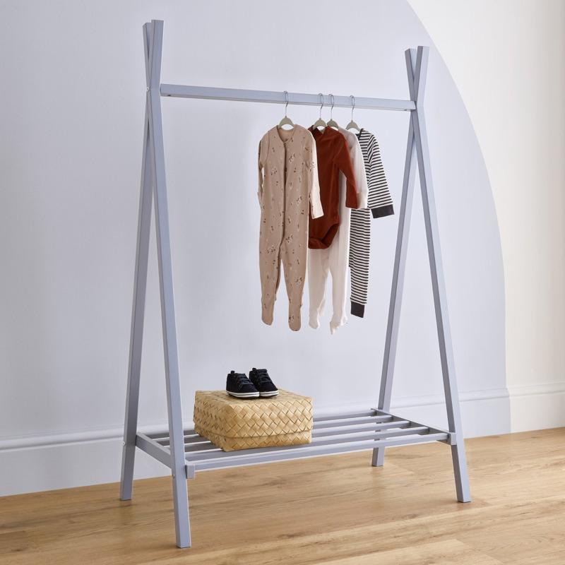 Cuddleco Nola Clothes Rail - Blue by Argos | ufurnish.com