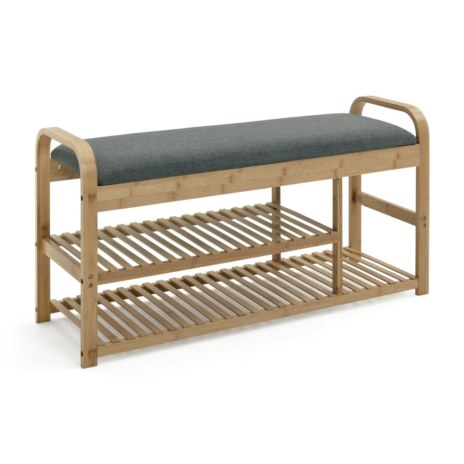 Habitat Apia Shoe Storage Bench - Natural by Argos | ufurnish.com