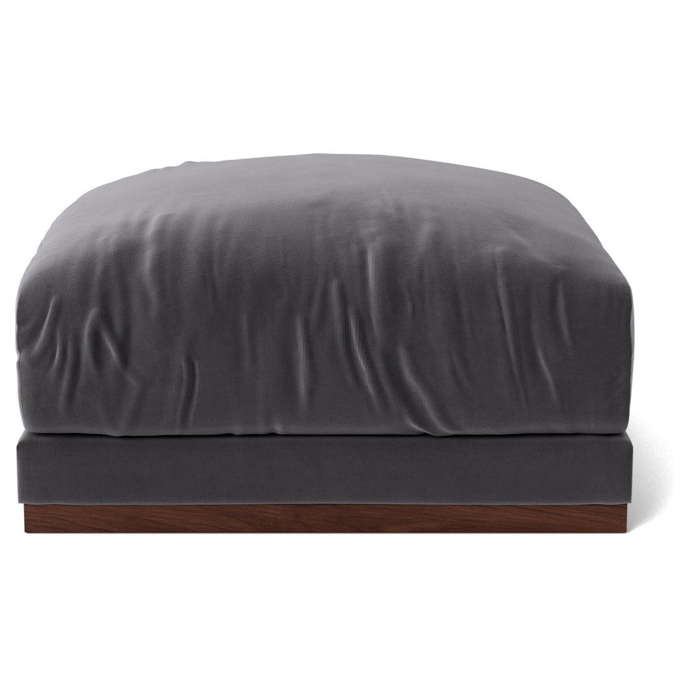Swoon Denver Velvet Ottoman Footstool - Granite Grey by Argos ...