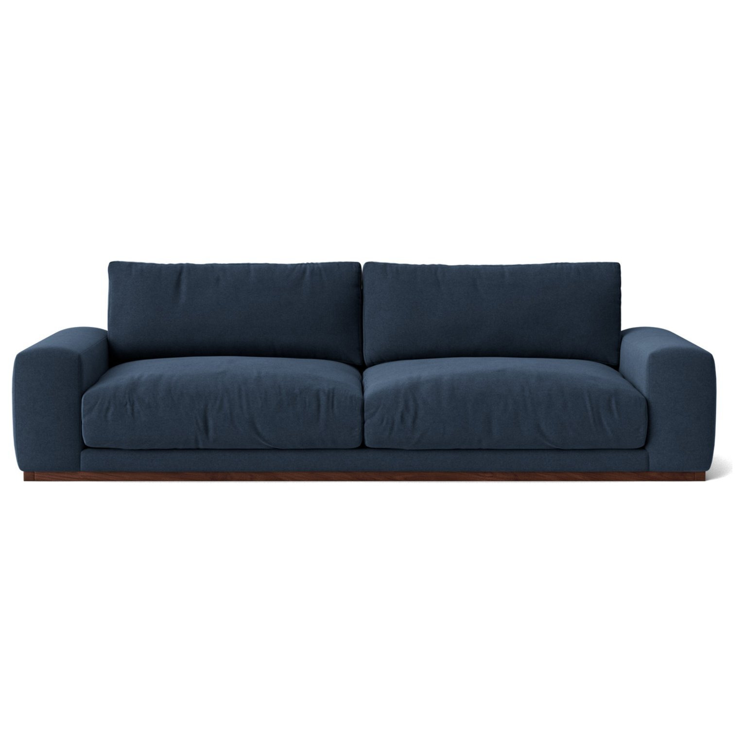 Swoon Denver Fabric 4 Seater Sofa - Indigo Blue by Argos | ufurnish.com