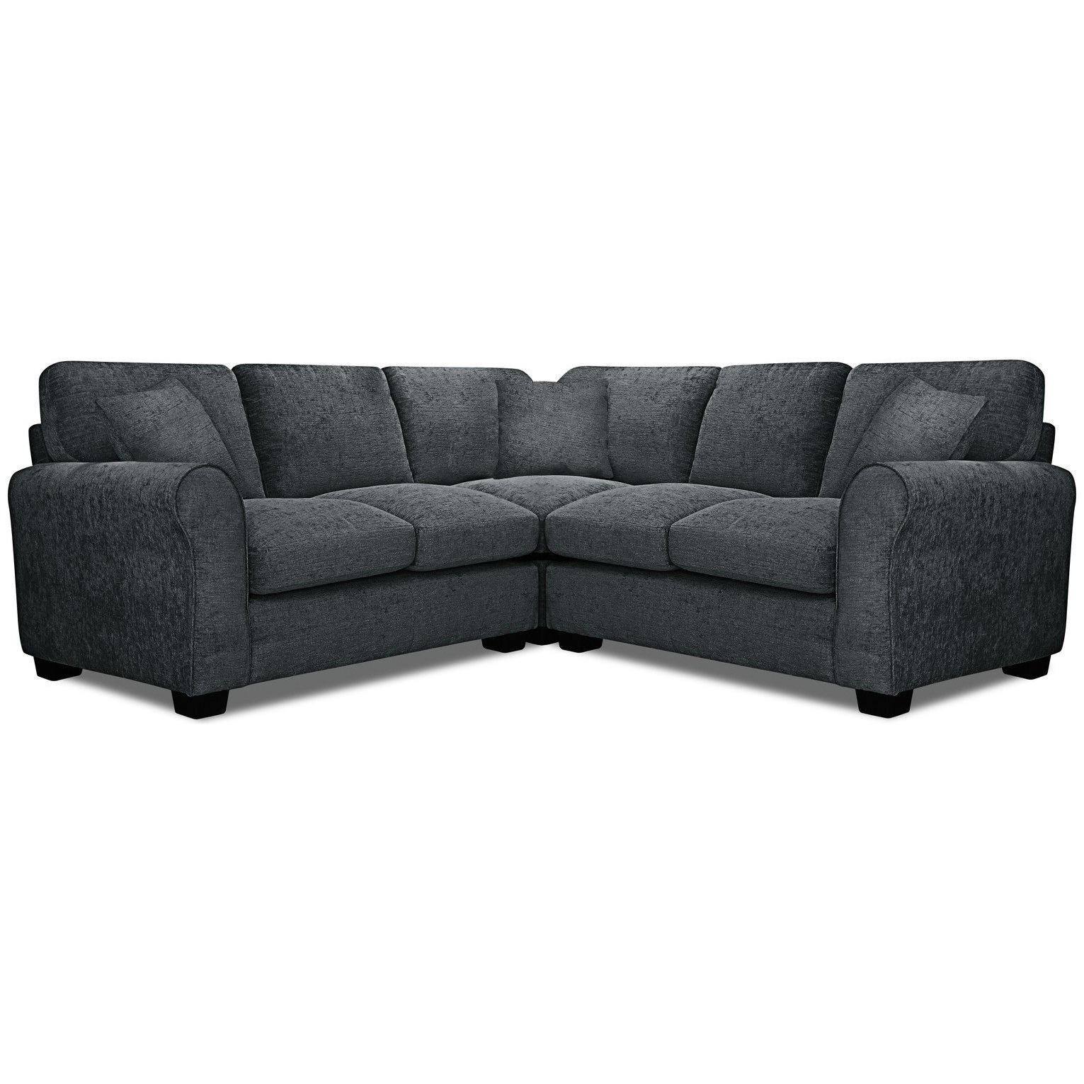 Argos Home Taylor Fabric Corner Sofa - Grey by Argos | ufurnish.com