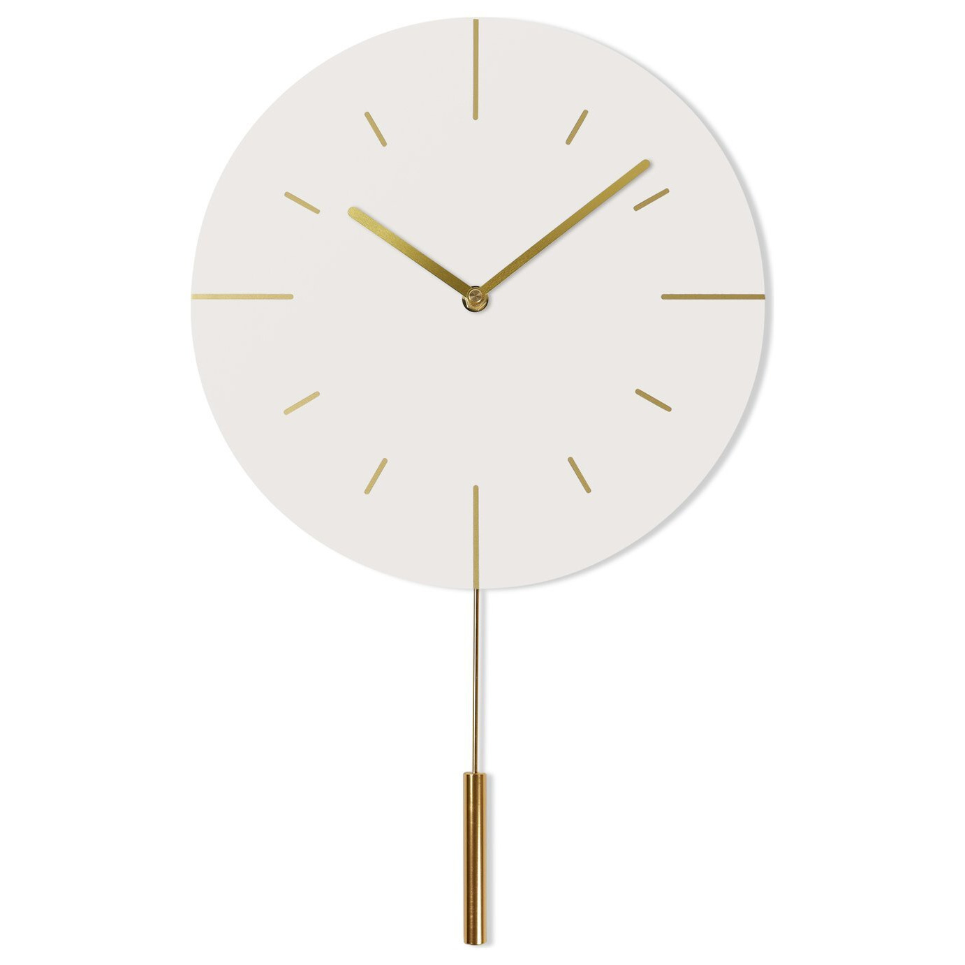Spirit Pendulum Wall Clock - White by Argos | ufurnish.com