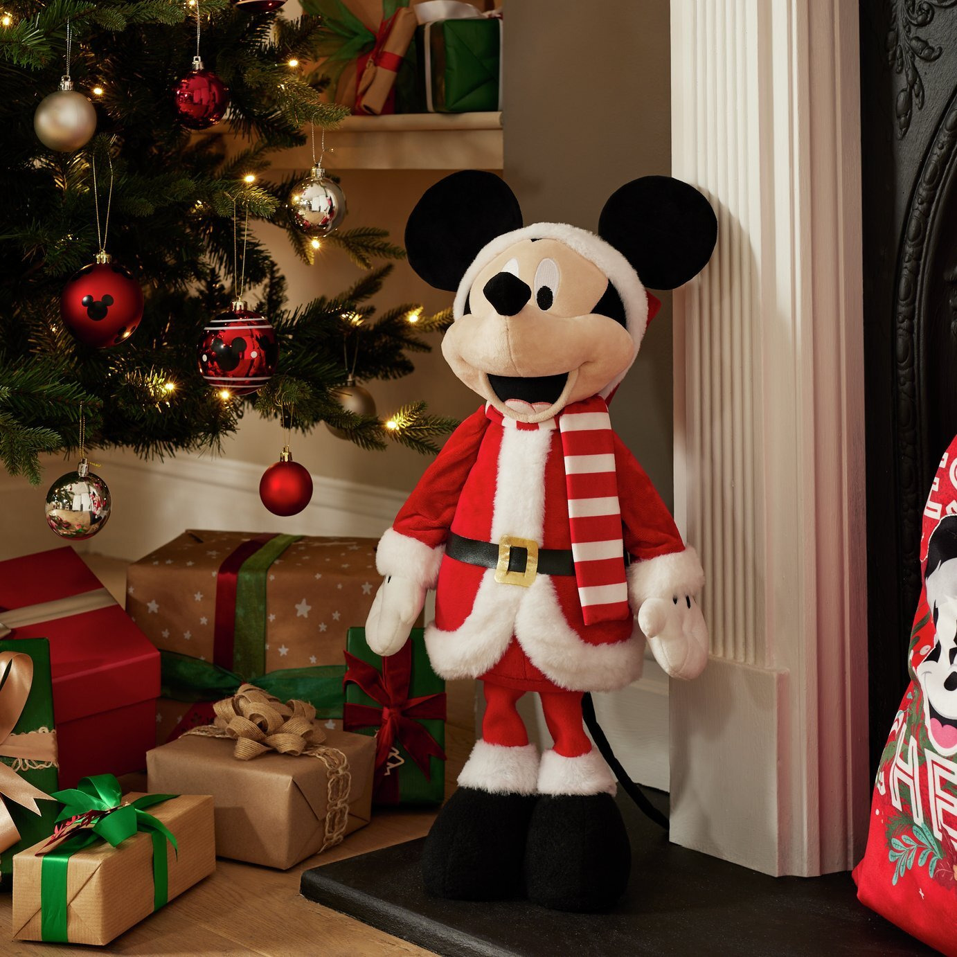 Disney Standing Mickey Mouse Christmas Decoration by Argos | ufurnish.com